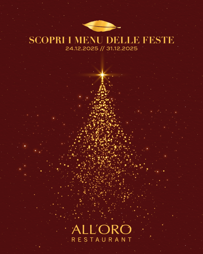 Menu degustazione | All'Oro Restaurant